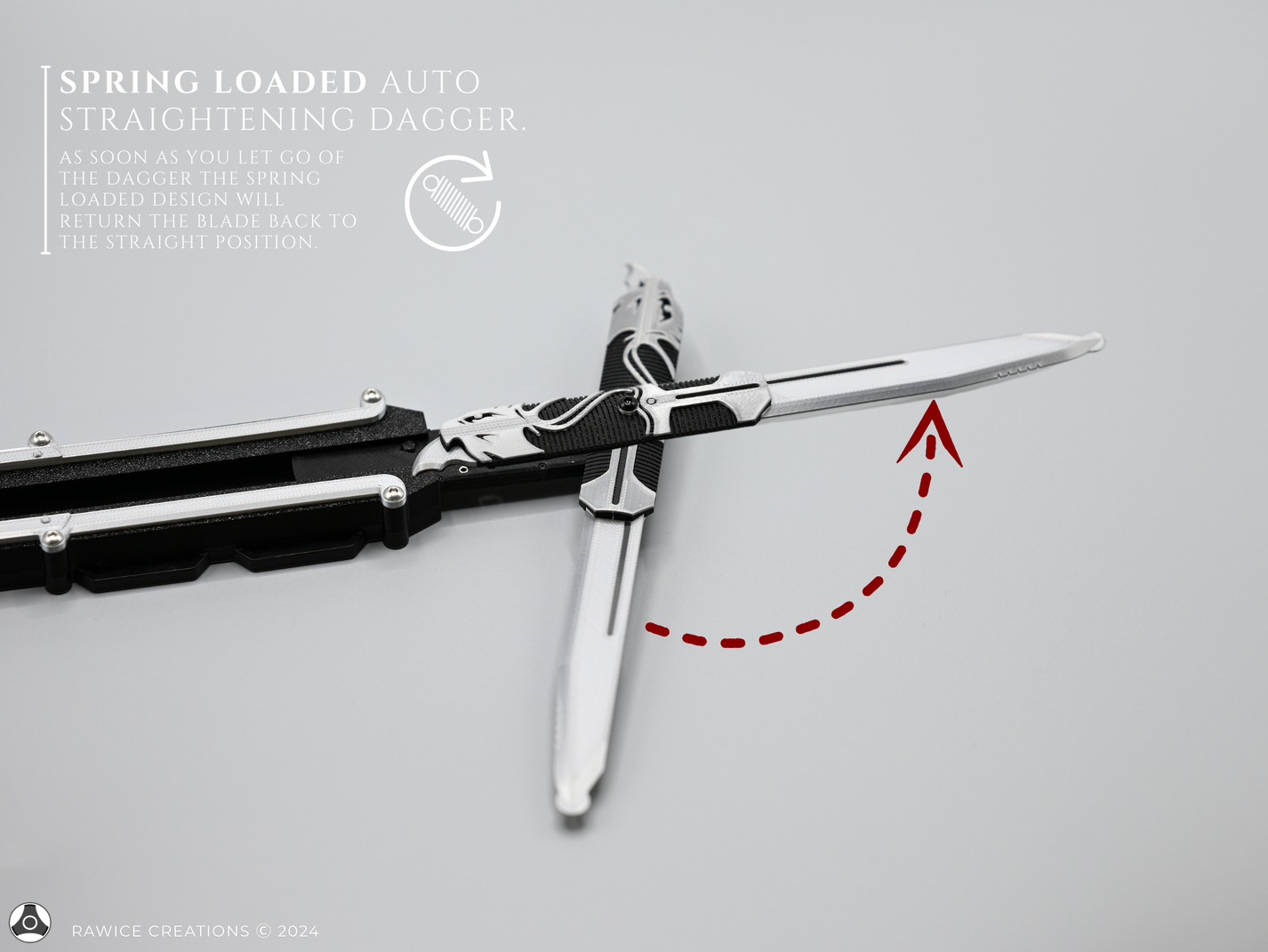 V2 Assassin's AC III Connor Kenway Pivot Hidden Blade (LEFT Arm Versio ...